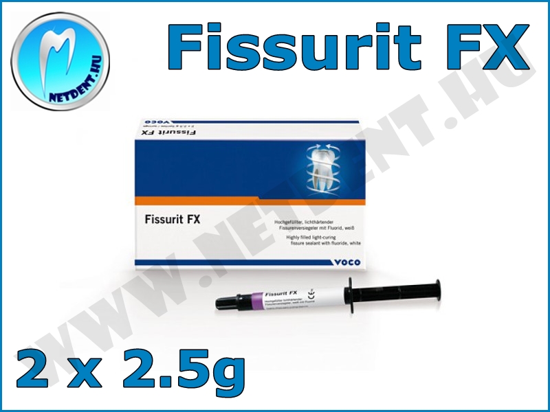 Barázdazáró - Fissurit FX - 2 x 2.5g - VOCO | Netdent.hu