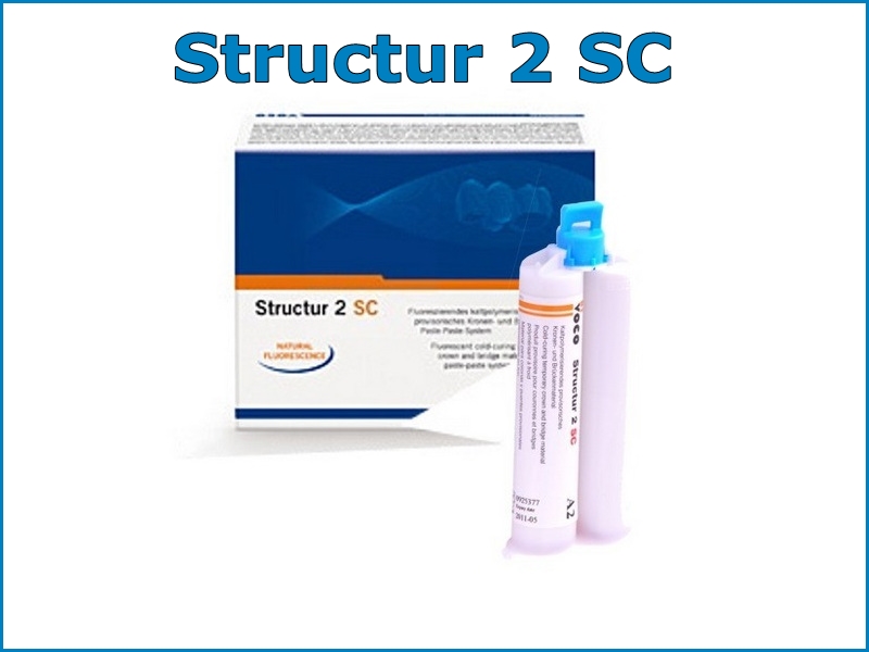 Structur 2 SC - 75g - ideiglenes korona- és híd anyag - VOCO | Netdent.hu